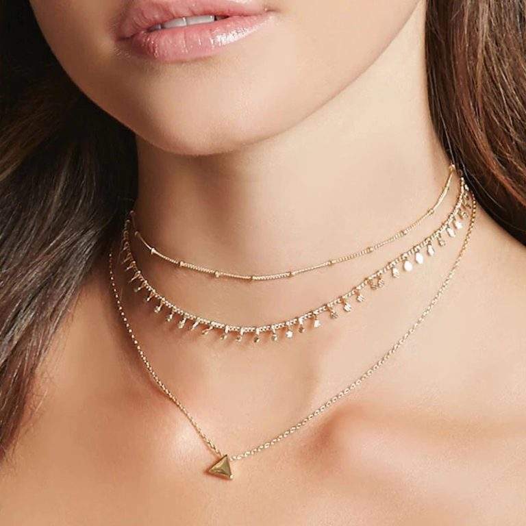 Collier femme multirang or – BIJOUX BY JULIE